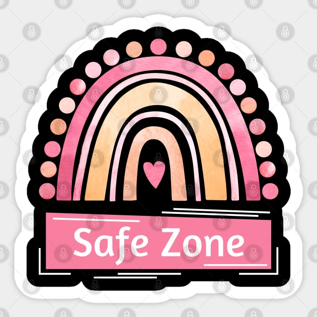 Safe Zone - Safe Zone - Sticker | TeePublic