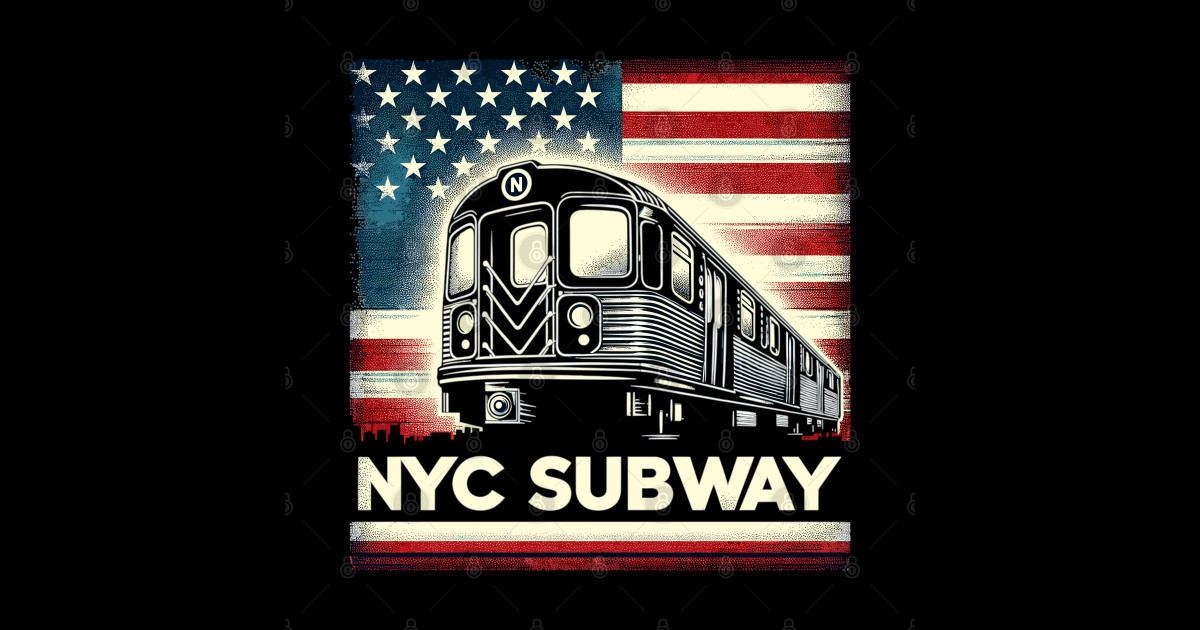 NYC Subway - Nyc Subway - Sticker | TeePublic