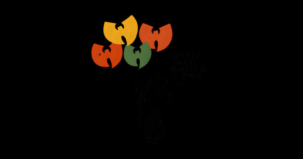W.U-Ta.N.G Clan Balloons With Peanuts - Wu Tang Clan - Sticker | TeePublic