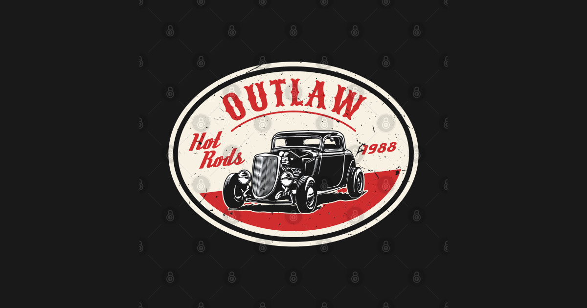Outlaw Hot Rods 1988 - Hot Rods - T-Shirt | TeePublic