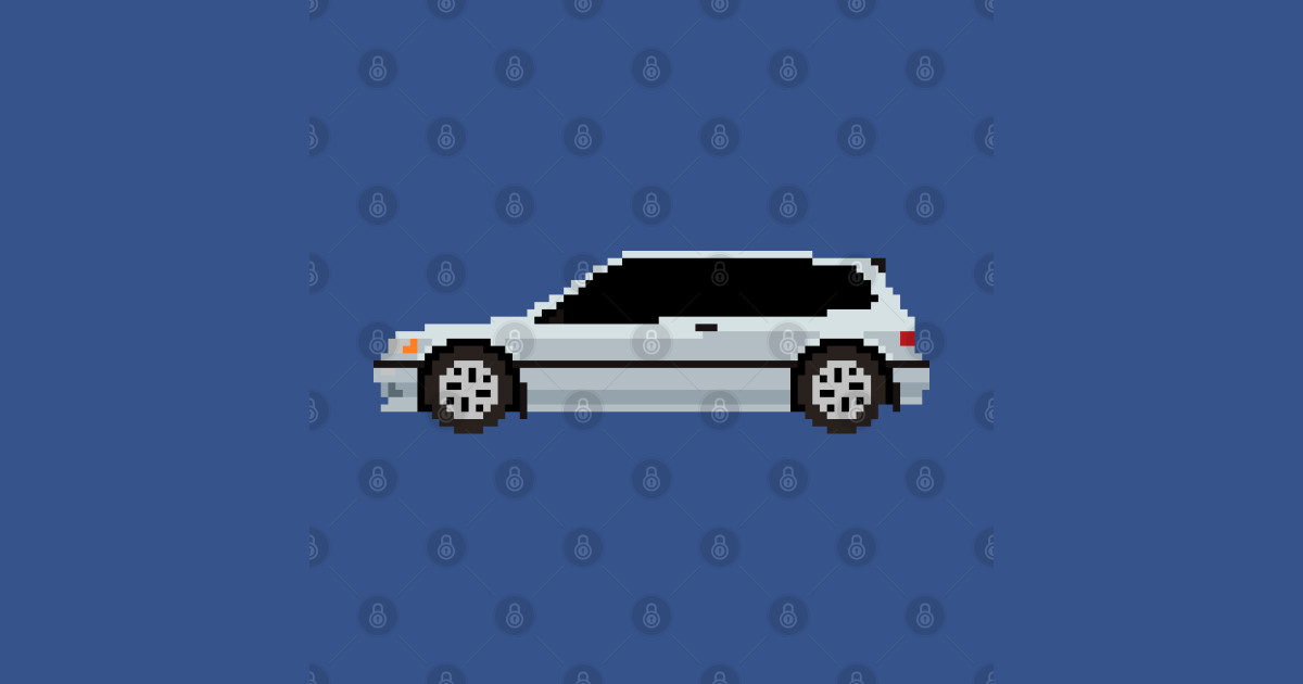 Honda Civic Ef Pixelart Car T Shirt Teepublic