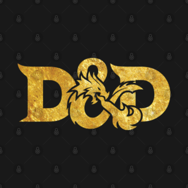 DND gold - Dnd - T-Shirt | TeePublic