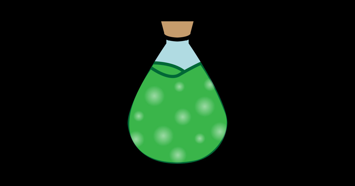 DIY Single Green Potion or Poison for Tabletop Board Games (Style 2 ...