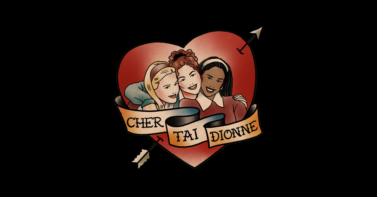 Clueless Friends Tattoo - Clueless - Sticker | TeePublic