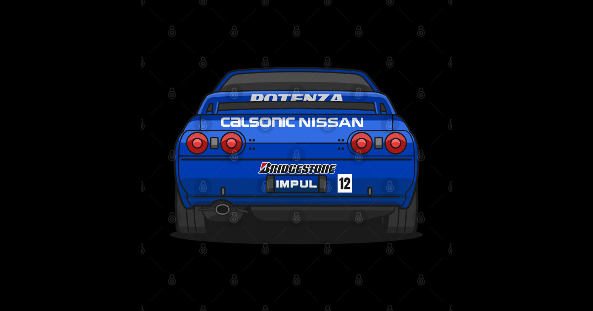 Nissan Skyline GTR R-32 Calsonic Bridgestone Potenza Livery B - Skyline ...