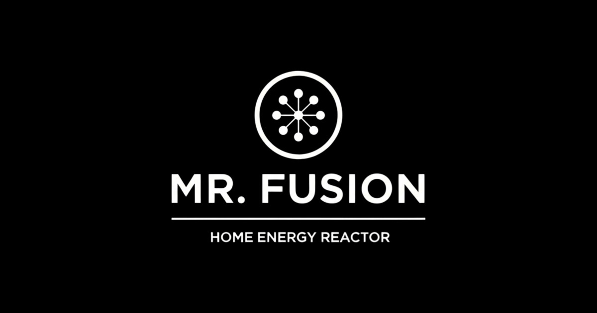 MR. FUSION HOME ENERGY REACTOR: A Retro Futuristic Atomic Schematic for ...