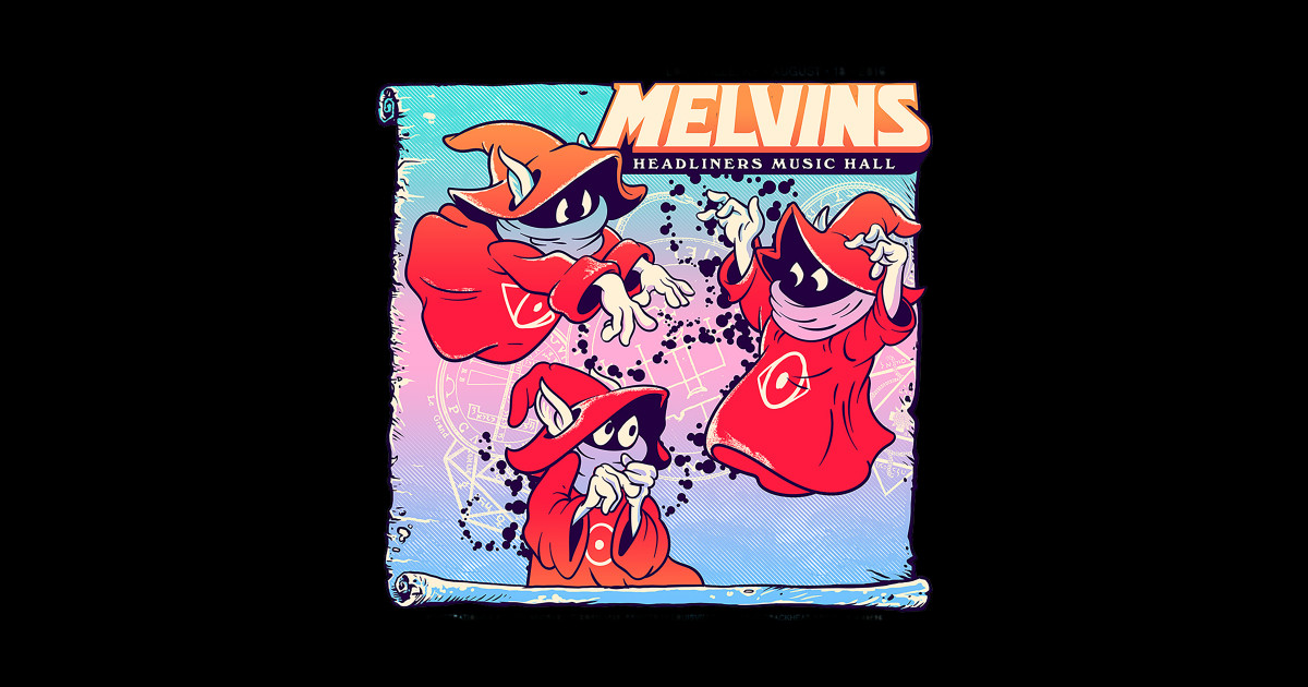 three naughty witches - Melvins - Sticker | TeePublic