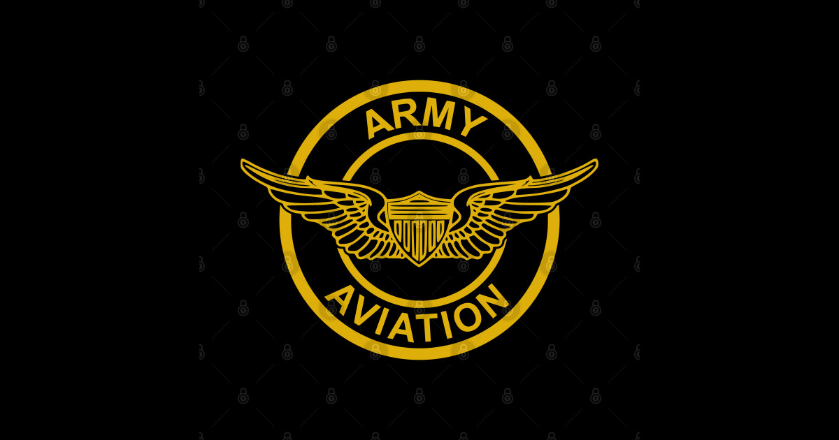 Army Aviator Wings Patch - Army Aviation - Sticker | TeePublic