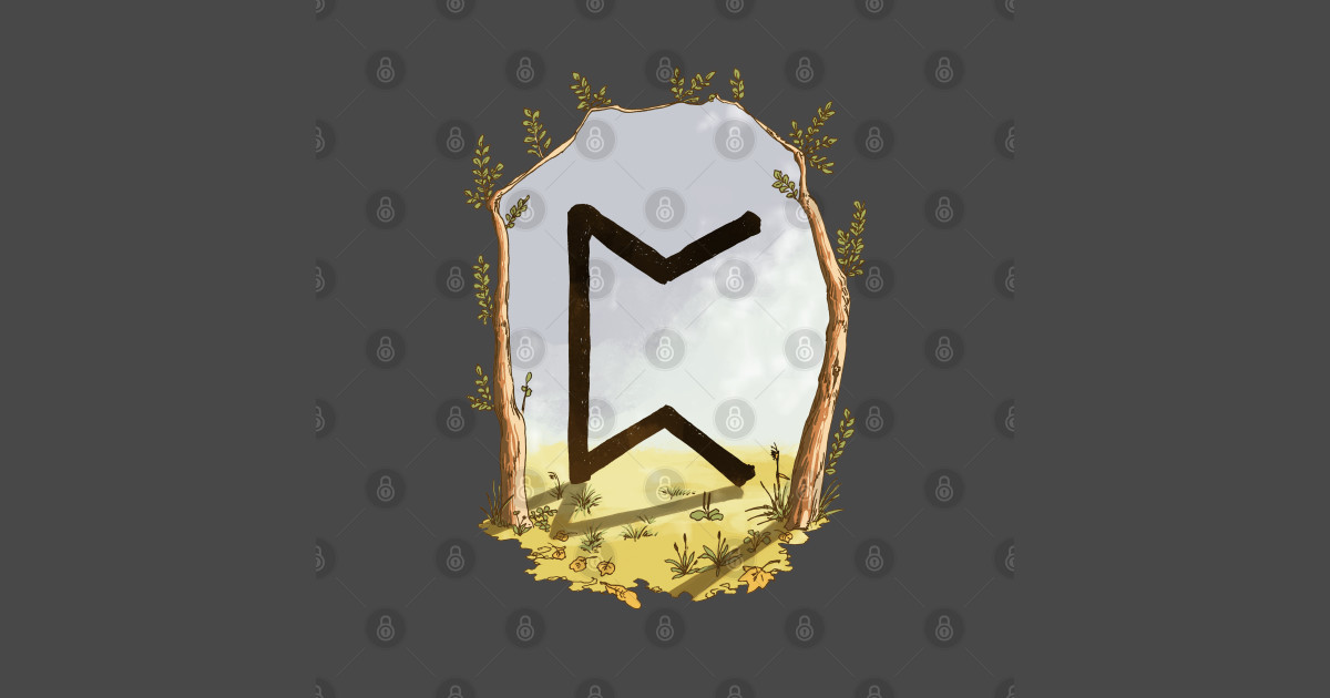 rune pertho - magical symbol - Perthro - T-Shirt | TeePublic