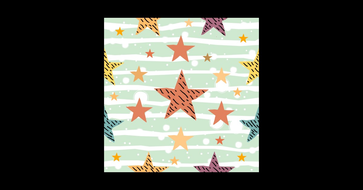 Abstract Star Pattern - Abstract Star - Sticker | TeePublic