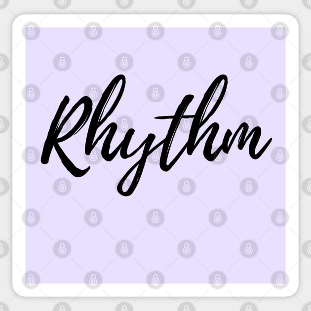 Rhythm and Flow - Music - Sticker | TeePublic