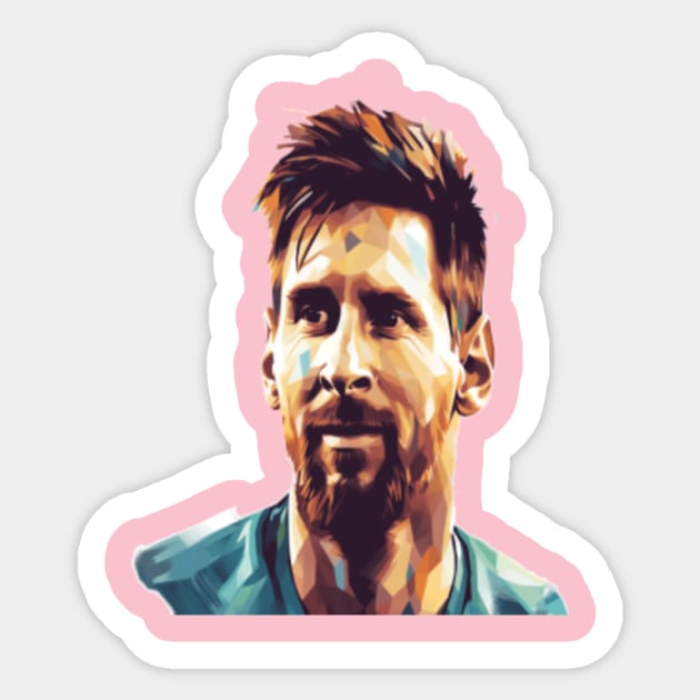 Lionel Messi Inter Miami - Lionel Messi - Sticker | TeePublic