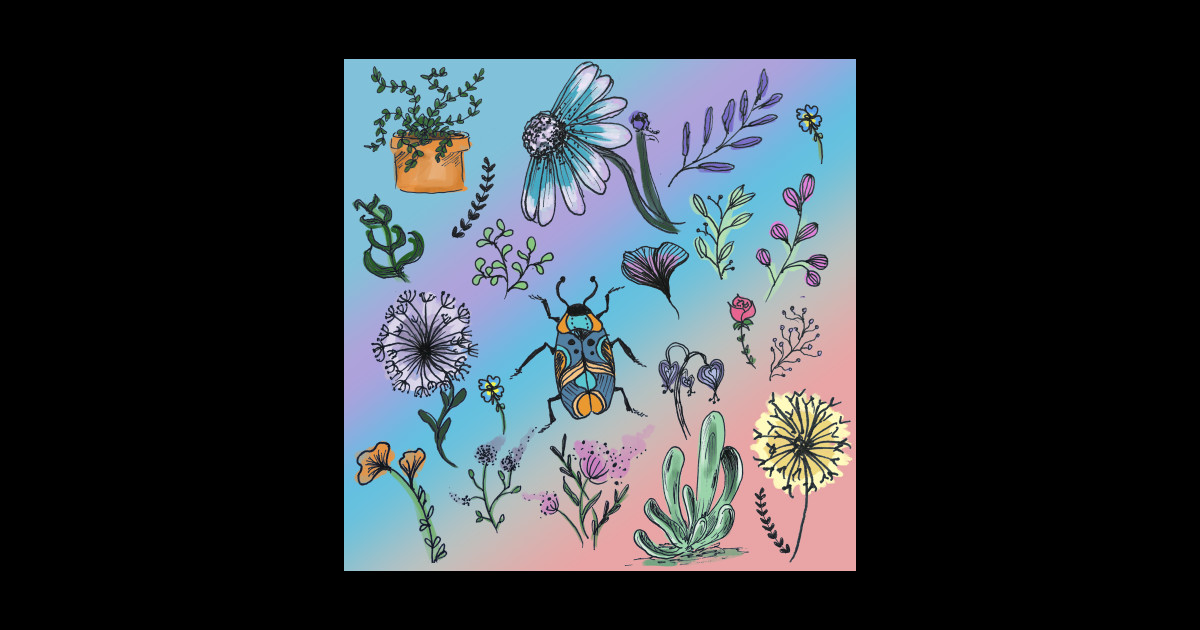 Little Plants - Plants - Sticker | TeePublic