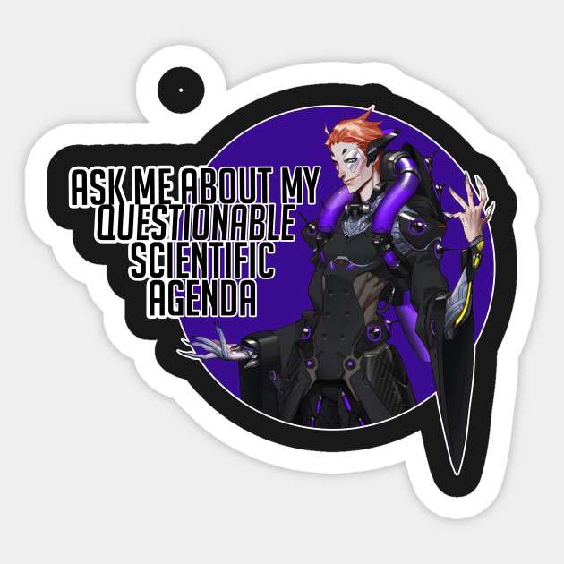 Moira - Questionable Science - Overwatch - Sticker | TeePublic