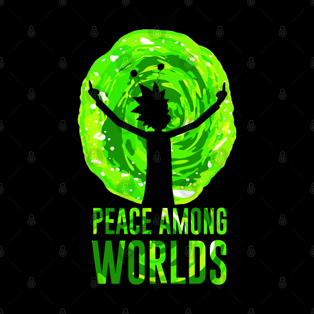 Rick and Morty; Peace Among Worlds - Rick And Morty - Tapestry | TeePublic