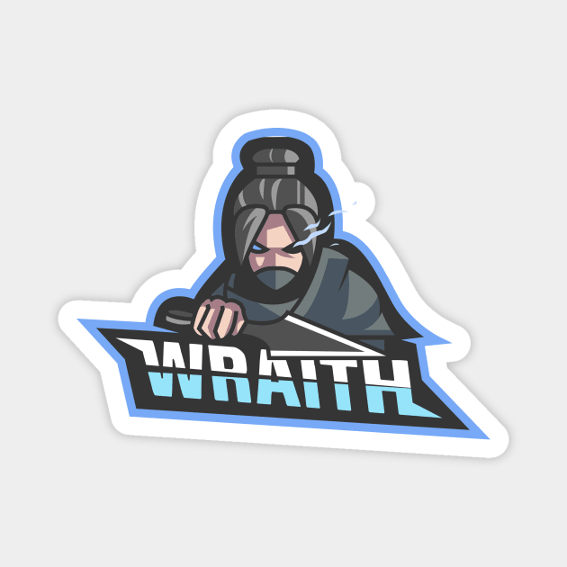 Apex Legends Wraith Mascot Esports logo - Apex Legends - Magnet | TeePublic