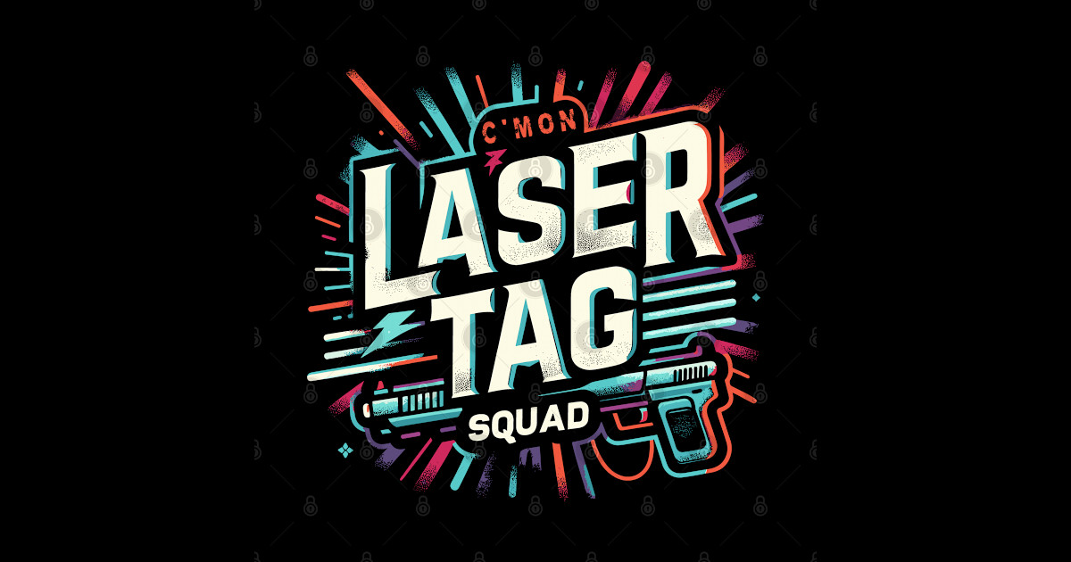 C'mon Laser Tag Squad Gun Gamer Matching Competition Novelty - Laser ...
