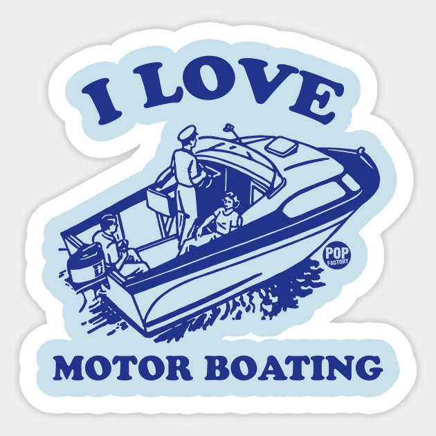 MOTOR BOATING - Boobs - Sticker | TeePublic