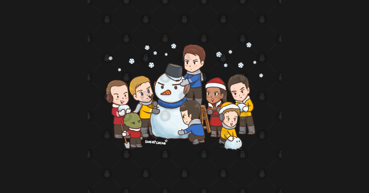Star trek Christmas - Star Trek - T-Shirt | TeePublic