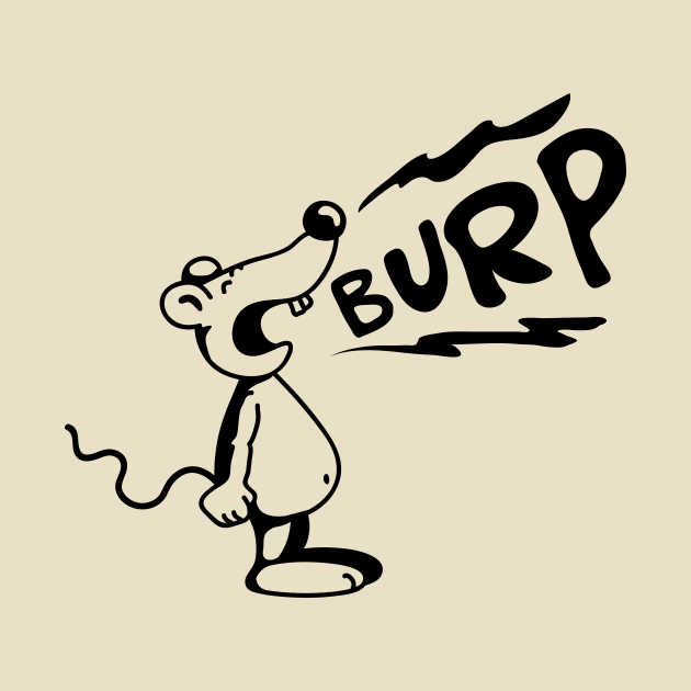 Burping-Rat - Rat - T-Shirt | TeePublic