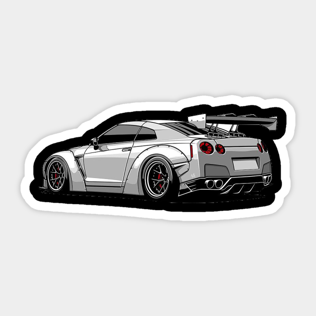 Nissan GTR R35 - Skyline - Sticker | TeePublic