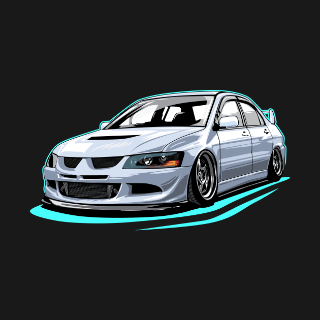 Lancer Evolution-Evo 8 jdm legend - Lancer Evo - T-Shirt | TeePublic