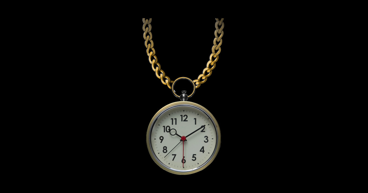 Hip Hop Rapper Clock Necklace - Hip Hop Rap Fashion - Posters and Art ...