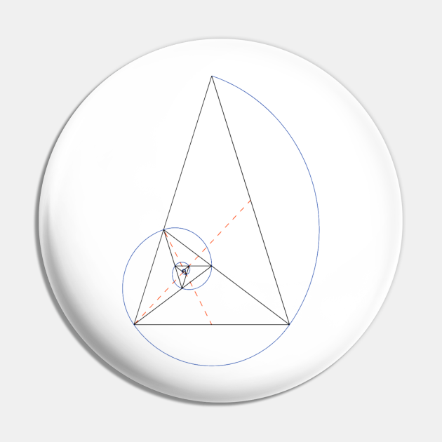 Golden Ratio - Isosceles Triangle - Fibonacci Spiral - Triangle - Pin ...