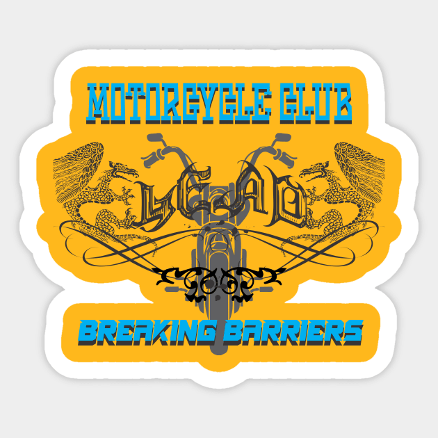 motorcycle club - Motorcycle Club Product - Sticker | TeePublic