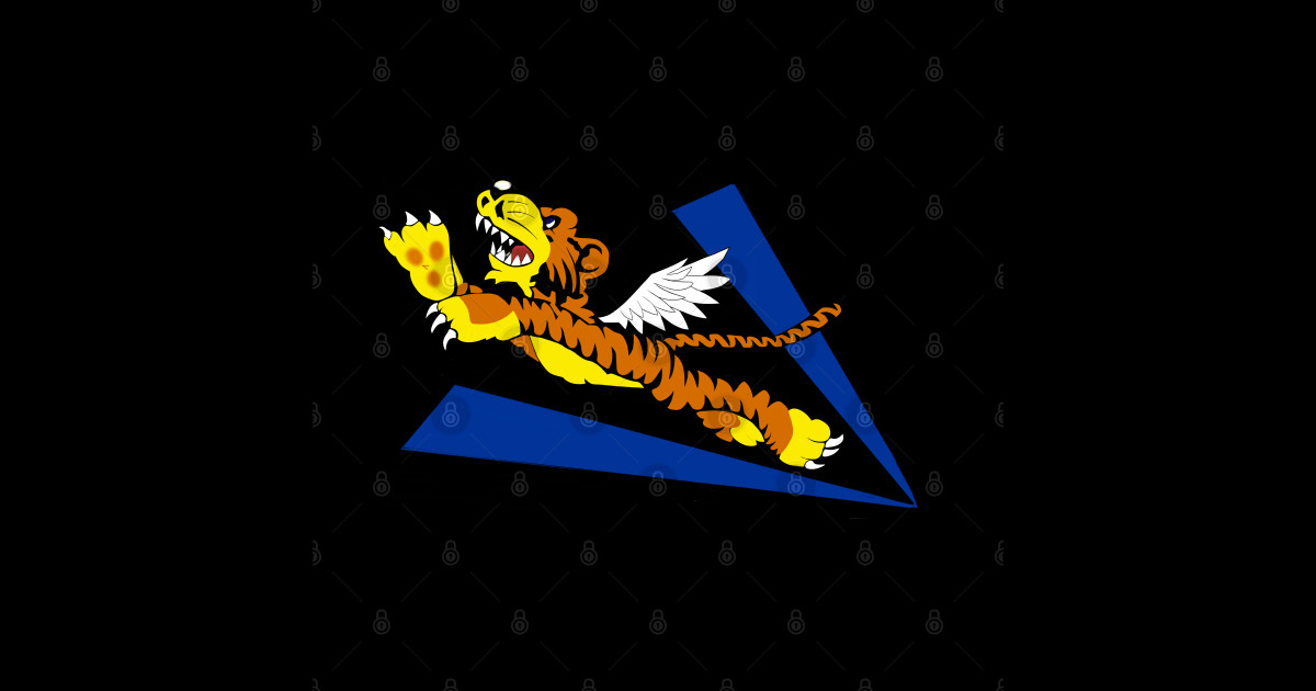 Flying Tiger - Flying Tigers - Sticker | TeePublic