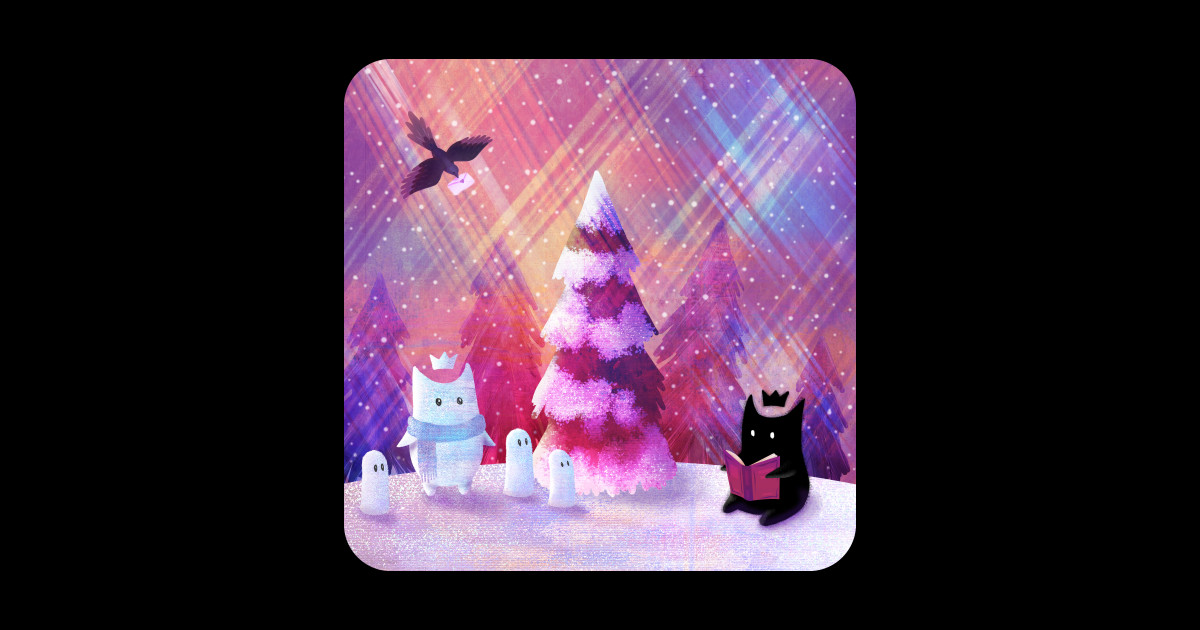 Shadow Tales: Story Time - Winter Holidays - Sticker | TeePublic