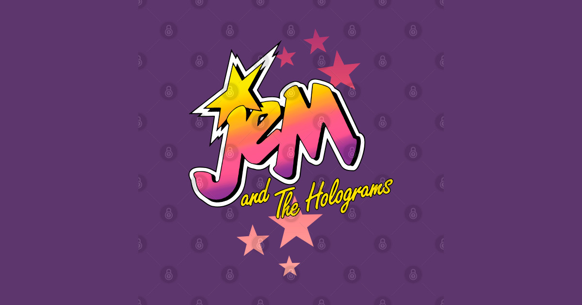 Jem and The holograms logo - Jem And The Holograms - Sticker | TeePublic