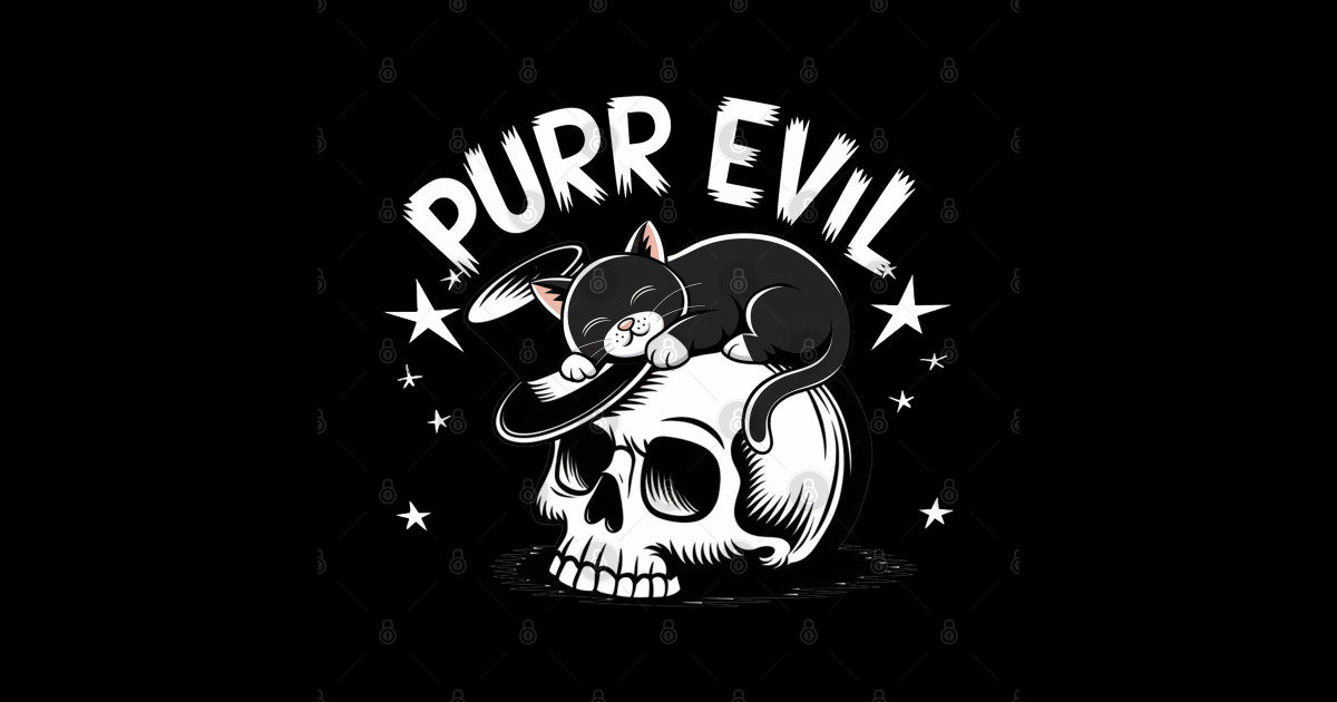 Purr Evil Black Cat aesthetics, Purr Evil, Purr Evil Black Cat - Purr ...