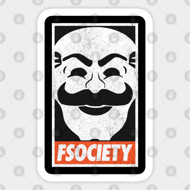 fsociety - Fsociety - Sticker | TeePublic
