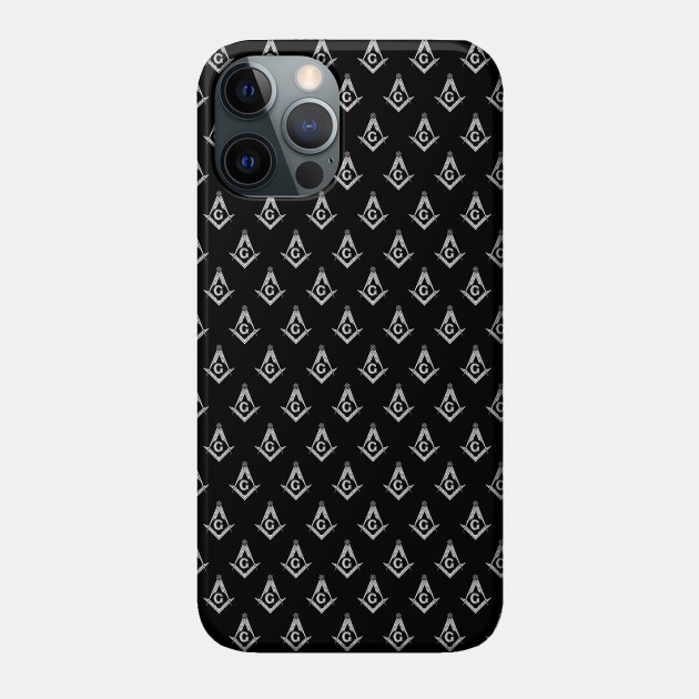 Masonic Pattern (Black) - Masonic Pattern Black - Phone Case | ID ...