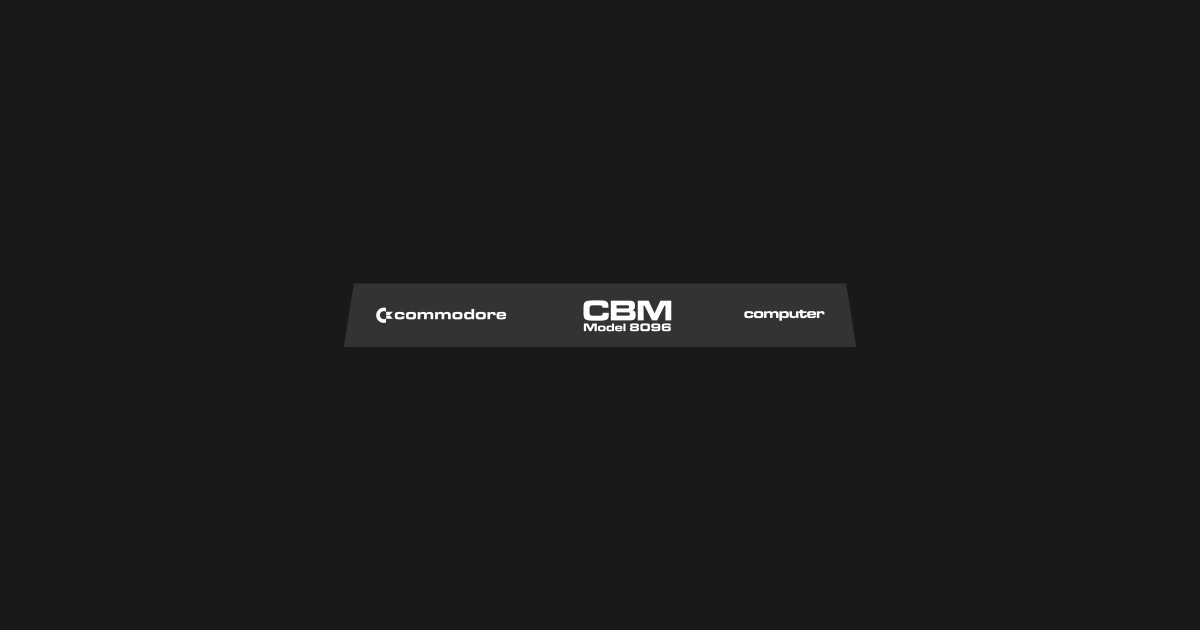 Commodore CBM 8096 - White - Commodore - T-Shirt | TeePublic