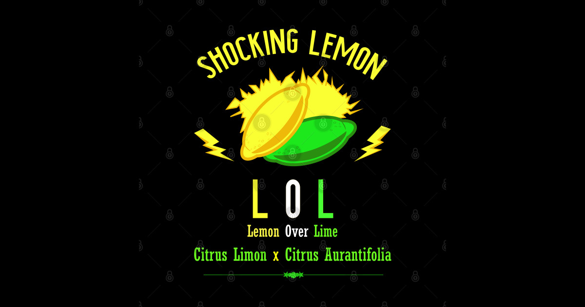 Shocking Lemon v7 - Shocking Lemon - Sticker | TeePublic