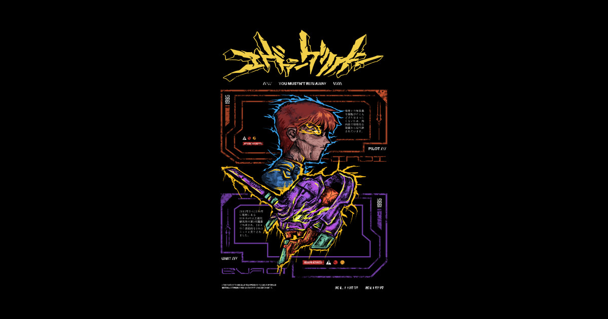 Anime Evangelion Unit 01 Shinji Ikari - Evangelion - Posters and Art ...