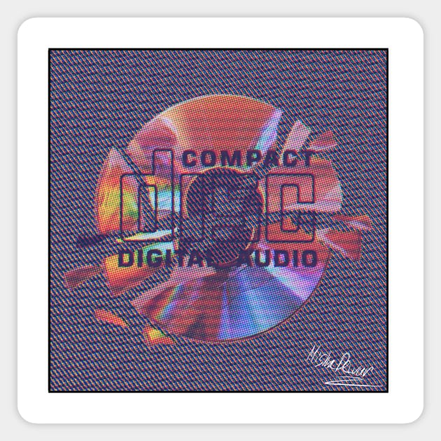 #00 compact disc - Jendermad - Sticker | TeePublic