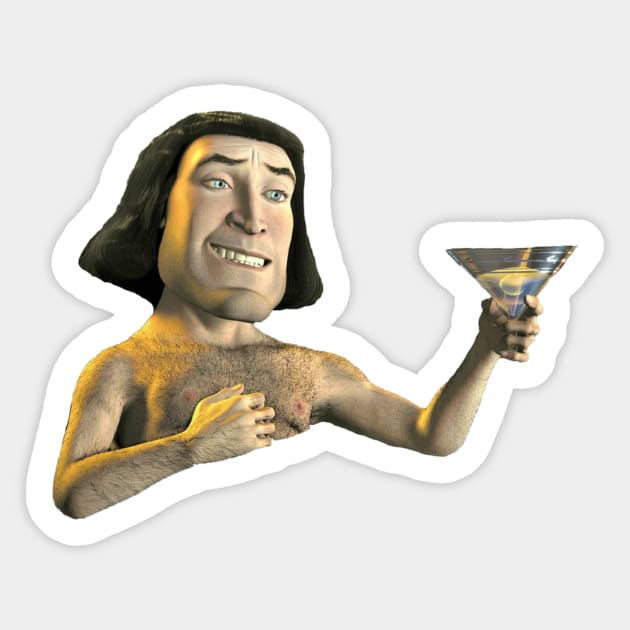 lord farquaad - Lord Farquaad - Sticker | TeePublic