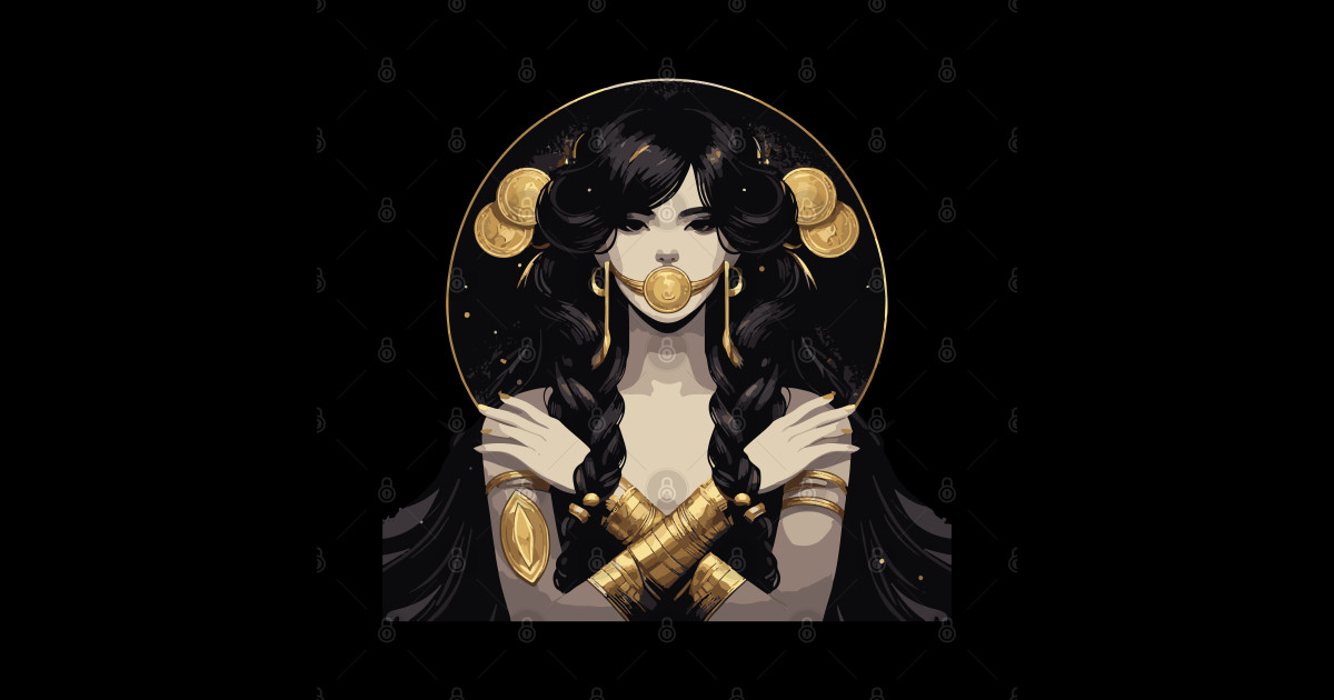 Damane gold version - The Wheel Of Time - Sticker | TeePublic