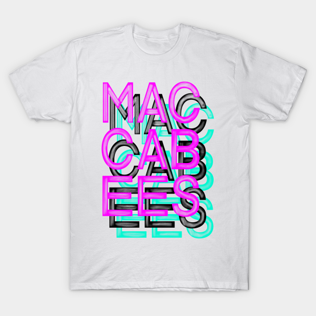 Glitchy Maccabees Logo - Band Merch - T-Shirt | TeePublic