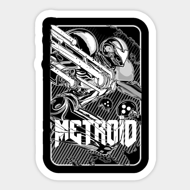 Metroid - Metroid - Sticker | TeePublic