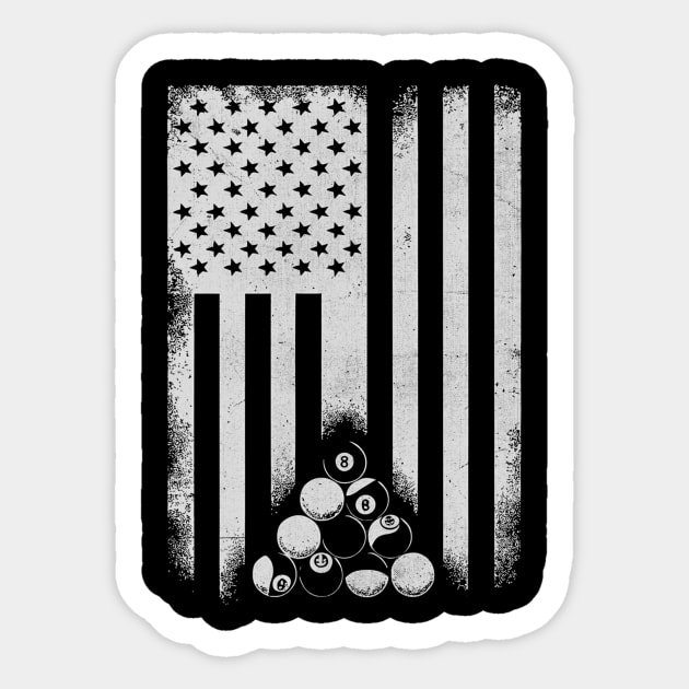 American Usa Flag Rack Pool Billiard Player Billiards - Billiard Player ...