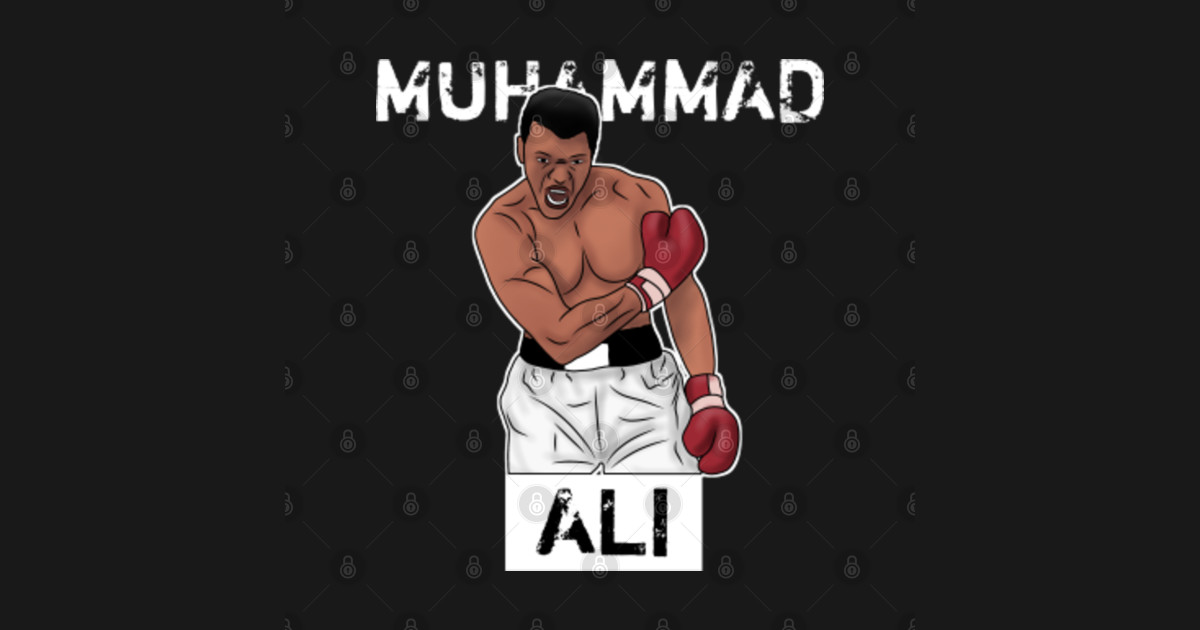 Muhammad ALI CARTOON - Muhammad Ali - T-Shirt | TeePublic