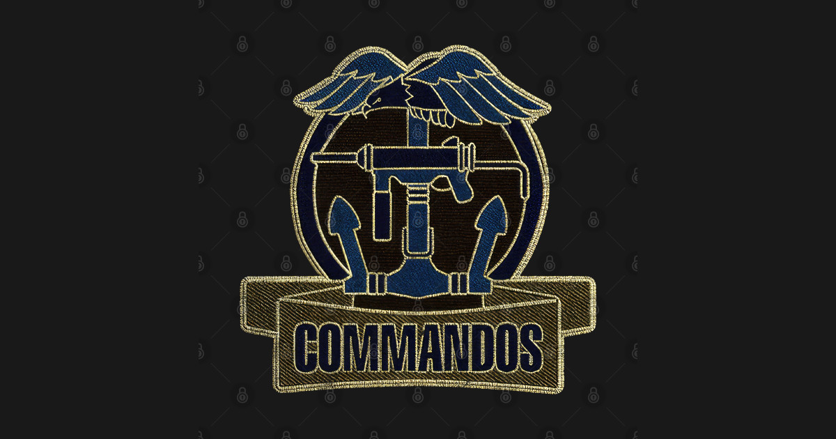 Commandos Badge - worn out look - Commandos - T-Shirt | TeePublic