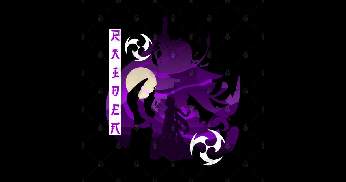 Genshin impact Raiden Shogun - Genshin Impact Raiden Shogun - Sticker ...