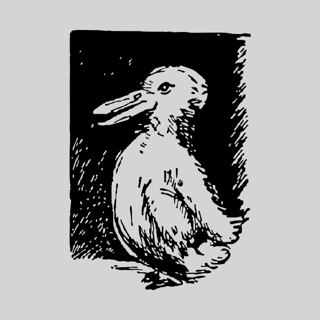 Optical Illusion - Rabbit Duck - Optical Illusion - Pin | TeePublic