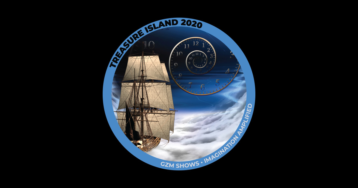 Treasure Island 2020 Official Sticker - Gzm Shows - Sticker | TeePublic