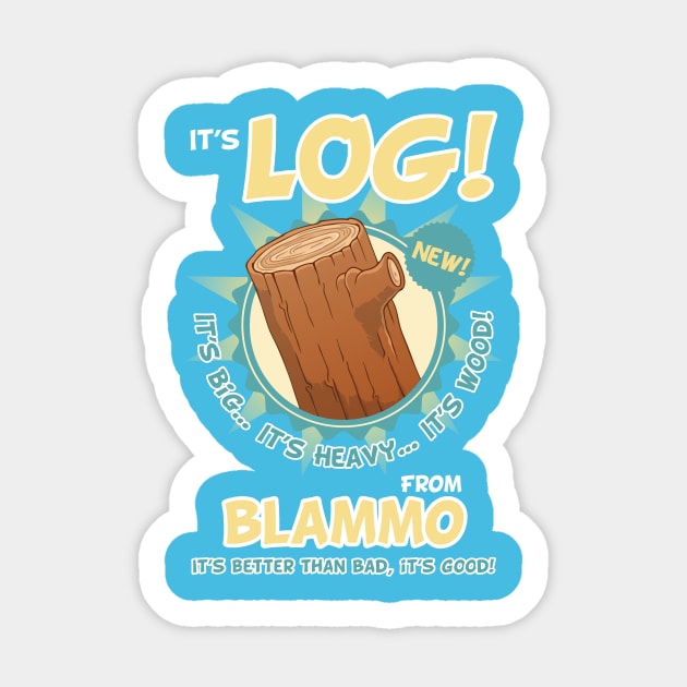 It's Log! - Ren And Stimpy - Sticker | TeePublic